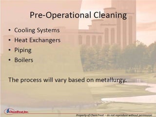 Cleaning techniques for cooling systems and boilers chem treat | PPTX