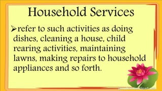 HOUSEHOLD SERVICES | PDF