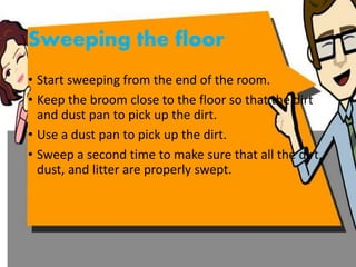 Cleaning tools and materials | PPTX