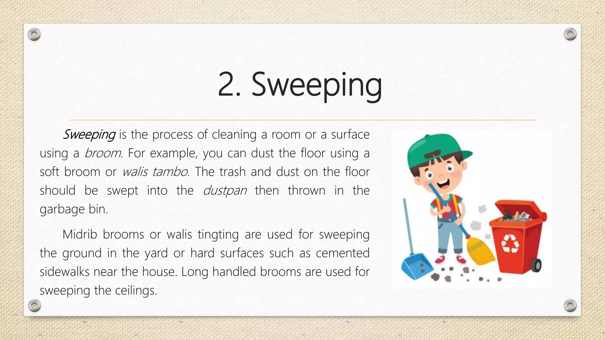 Cleaning Tools for the Home | PPTX
