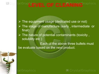 Cleaning validation | PPTX