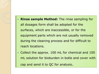 Cleaning validation | PPTX