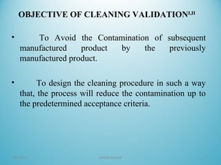 Cleaning validation | PPT