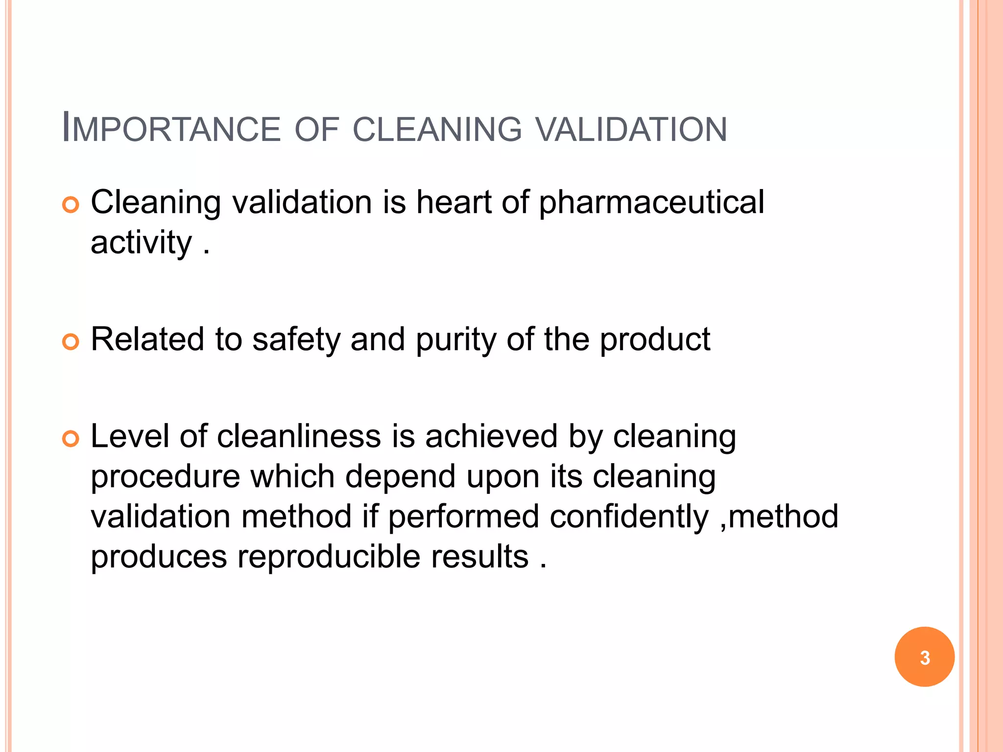 Cleaning validation | PPTX