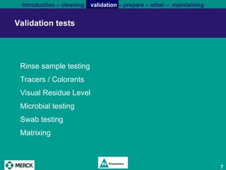 Cleaning_Validation of Clean Room Facility.ppt