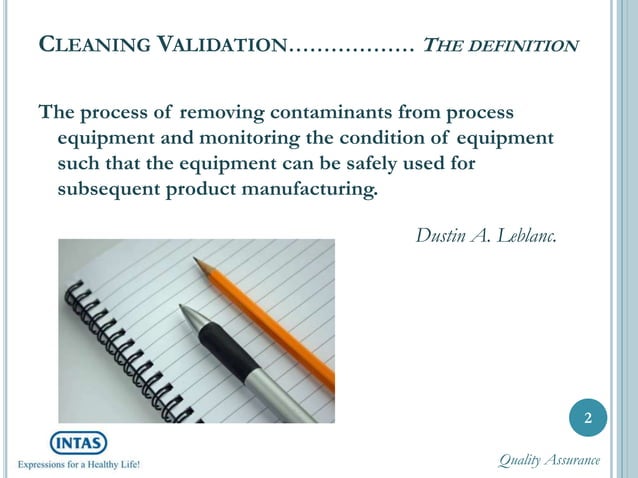 Cleaning validation a complete know how | PPTX