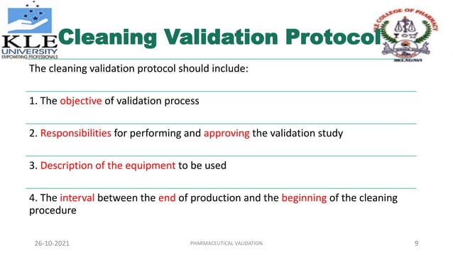 Cleaning validation | PPTX | Pharmaceutical Industry | Industries