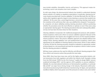 Cleaning validation for the 21 th century pharmaceutical online | PDF