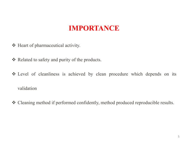 Cleaning validation | PDF
