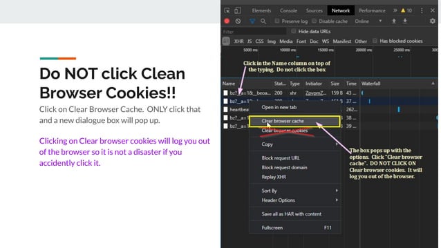 Cleaning your browser history with the developer tool | PPT