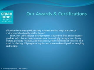 Clean label project | DOC