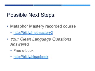 Communicating For Continuous Improvement: What Is Clean Language? | PPTX