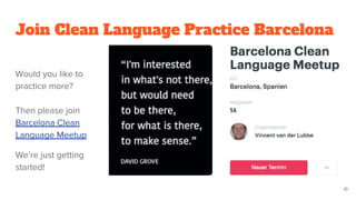 Clean language session where your attention goes, energy flows | PDF