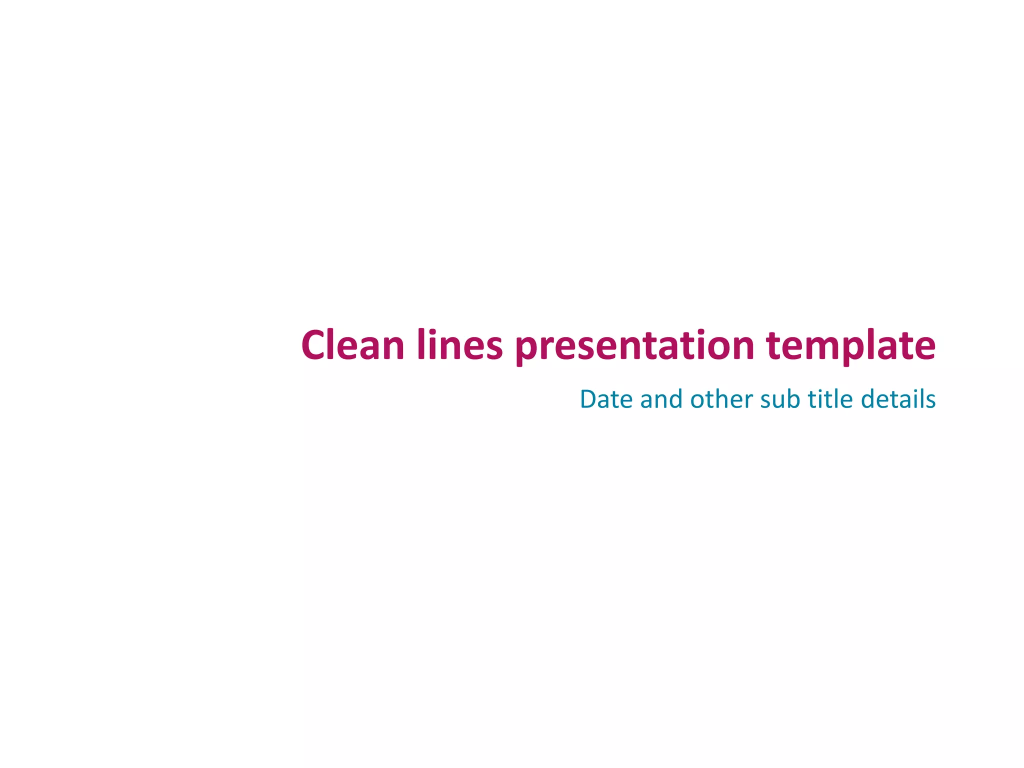 Dummy presentation template | PPTX