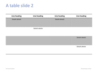 Dummy presentation template | PPTX