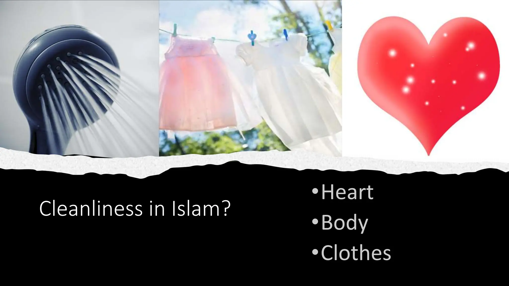 Keeping clean is an essential part of muslim faith | PPT