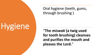 Keeping clean is an essential part of muslim faith | PPTX