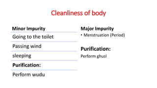 Keeping clean is an essential part of muslim faith | PPT