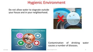 Cleanliness, hygiene and health | PPTX