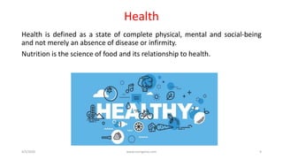 Cleanliness, hygiene and health | PPTX