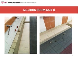 CLEANLINESS INSPECTION OF THE ABLUTION SPACES OF THE FEDERAL TERRITORY ...