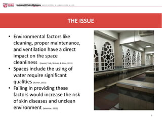 CLEANLINESS INSPECTION OF THE ABLUTION SPACES OF THE FEDERAL TERRITORY ...