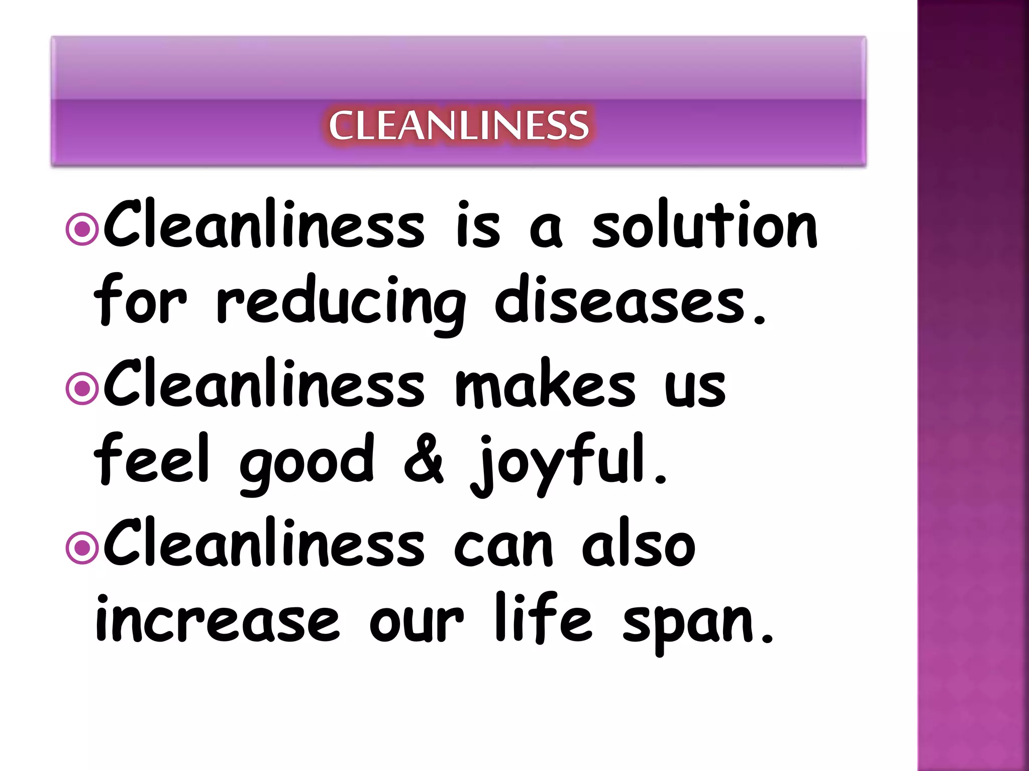 Cleanliness ppt.. | PPTX