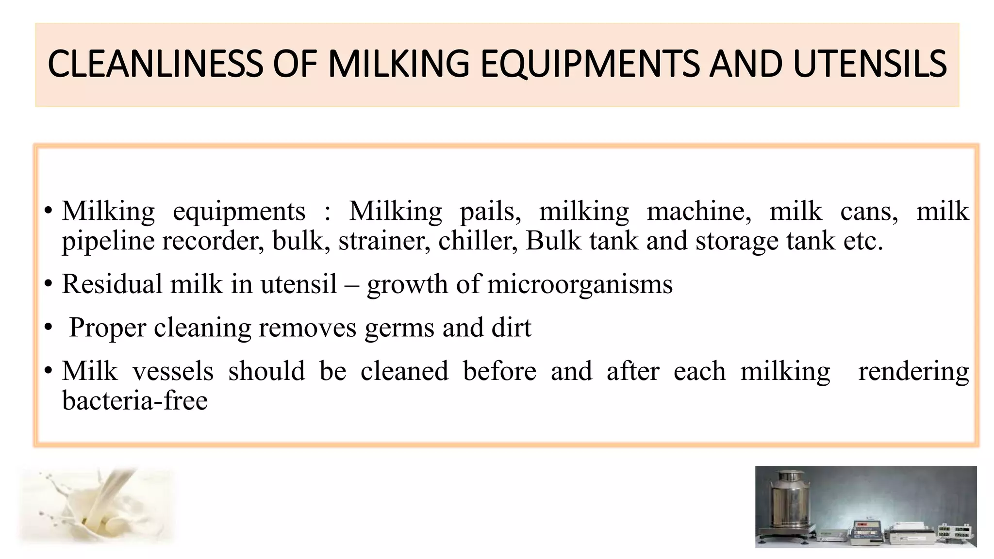 Clean Milk Production Practices and its Management in India by Sunil ...