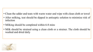 Clean Milk Production Practices and its Management in India by Sunil ...