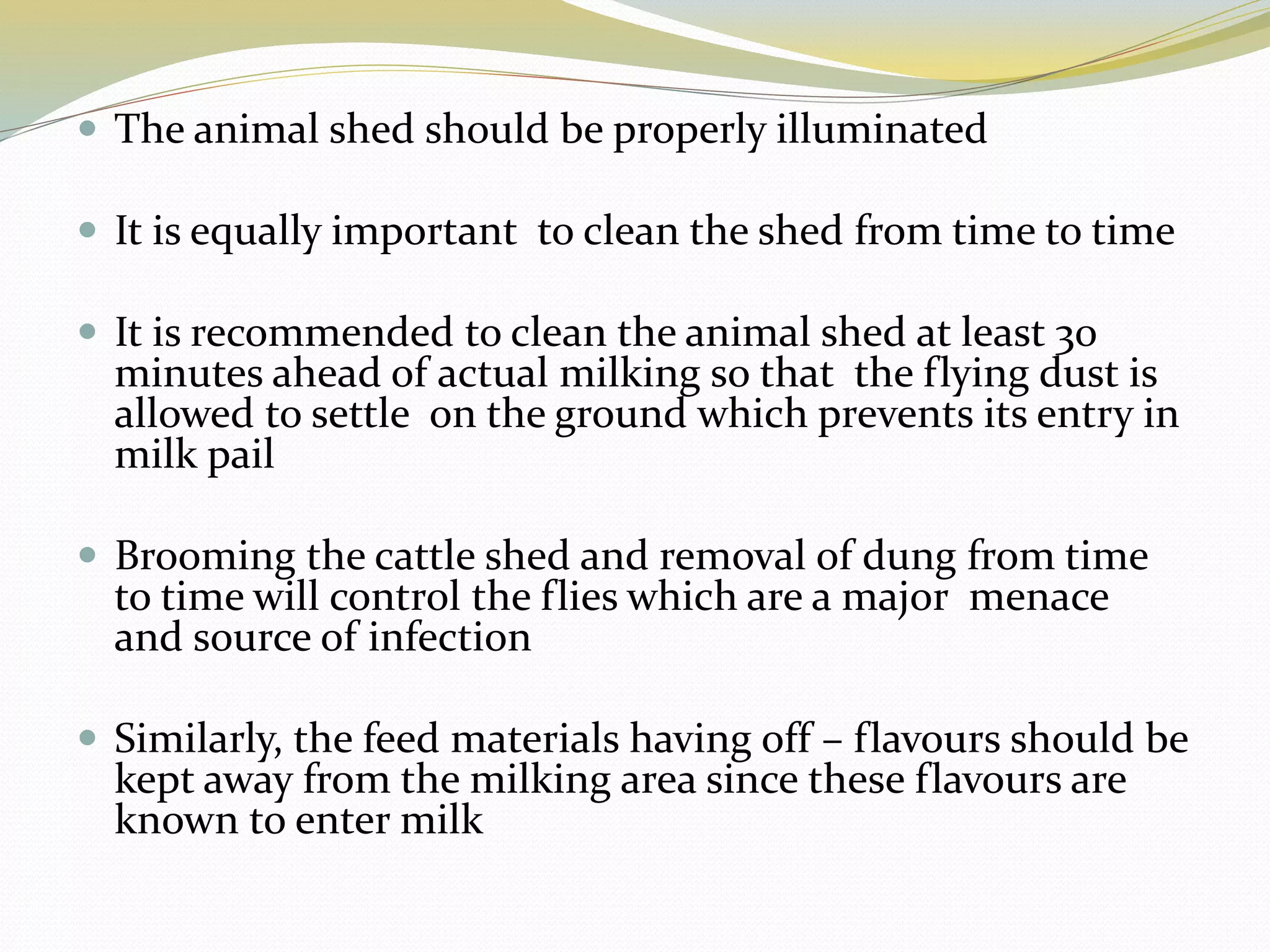 CLEAN MILK PRODUCTION | PPTX