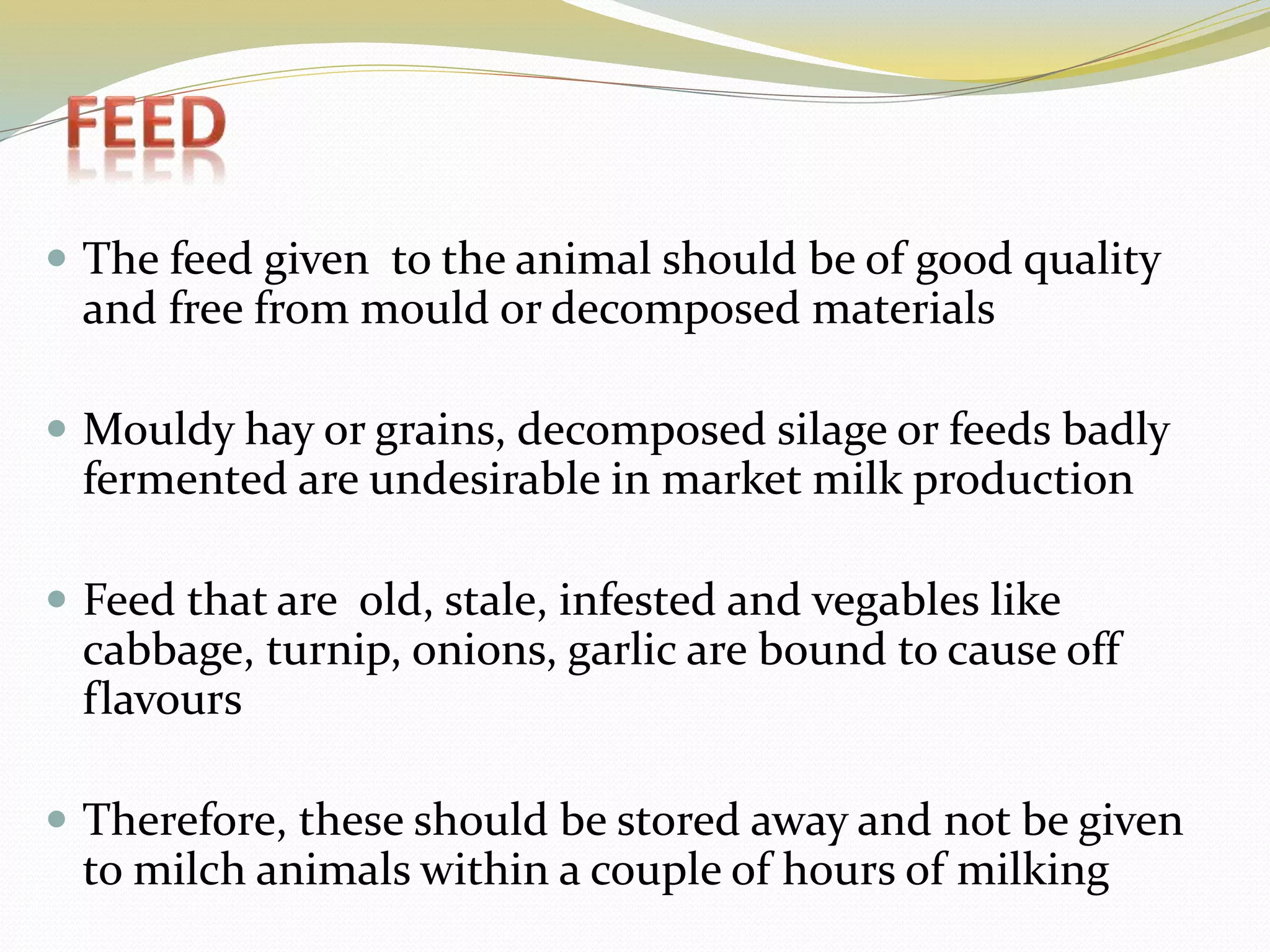 CLEAN MILK PRODUCTION | PPTX