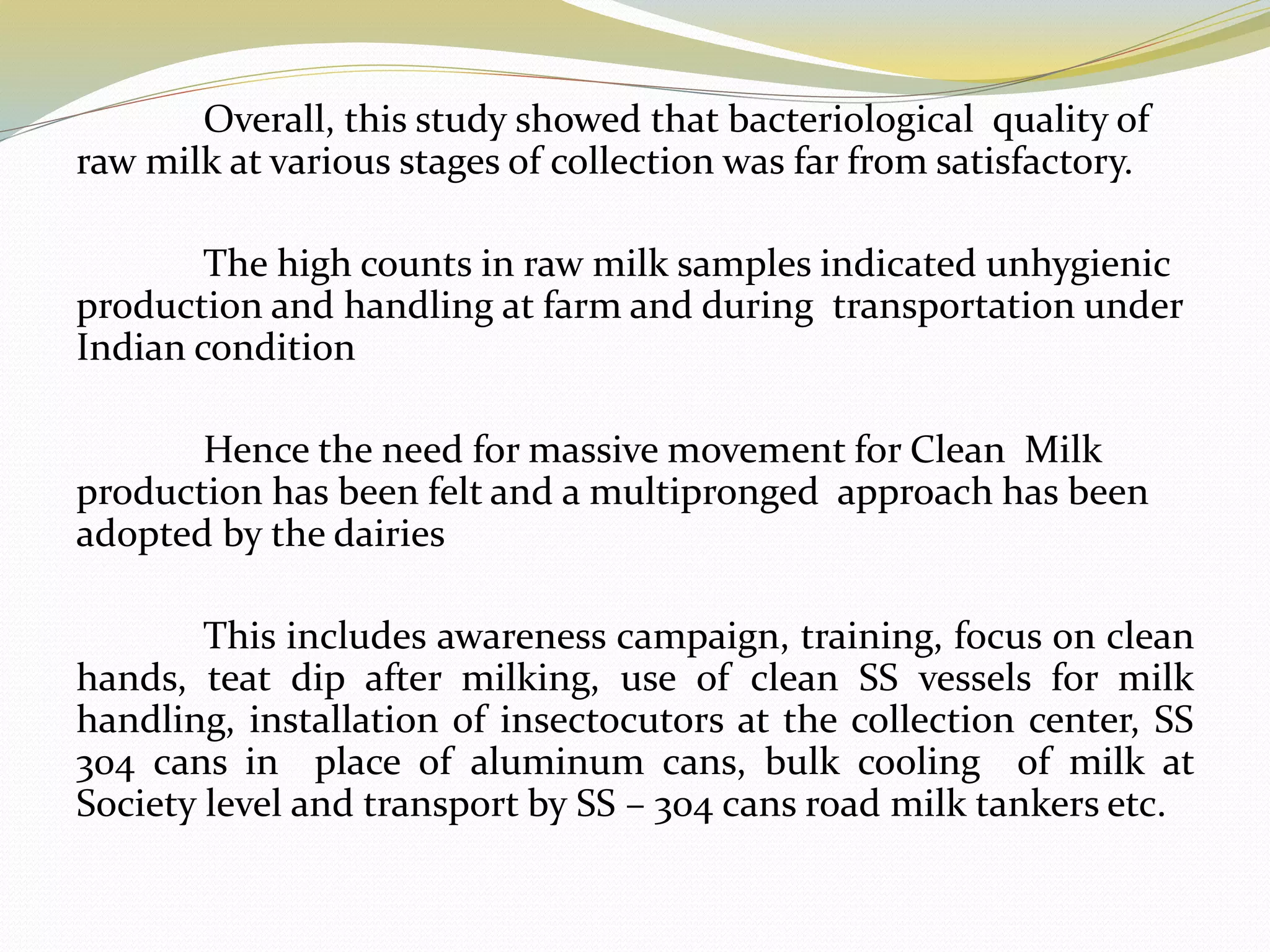 CLEAN MILK PRODUCTION | PPTX