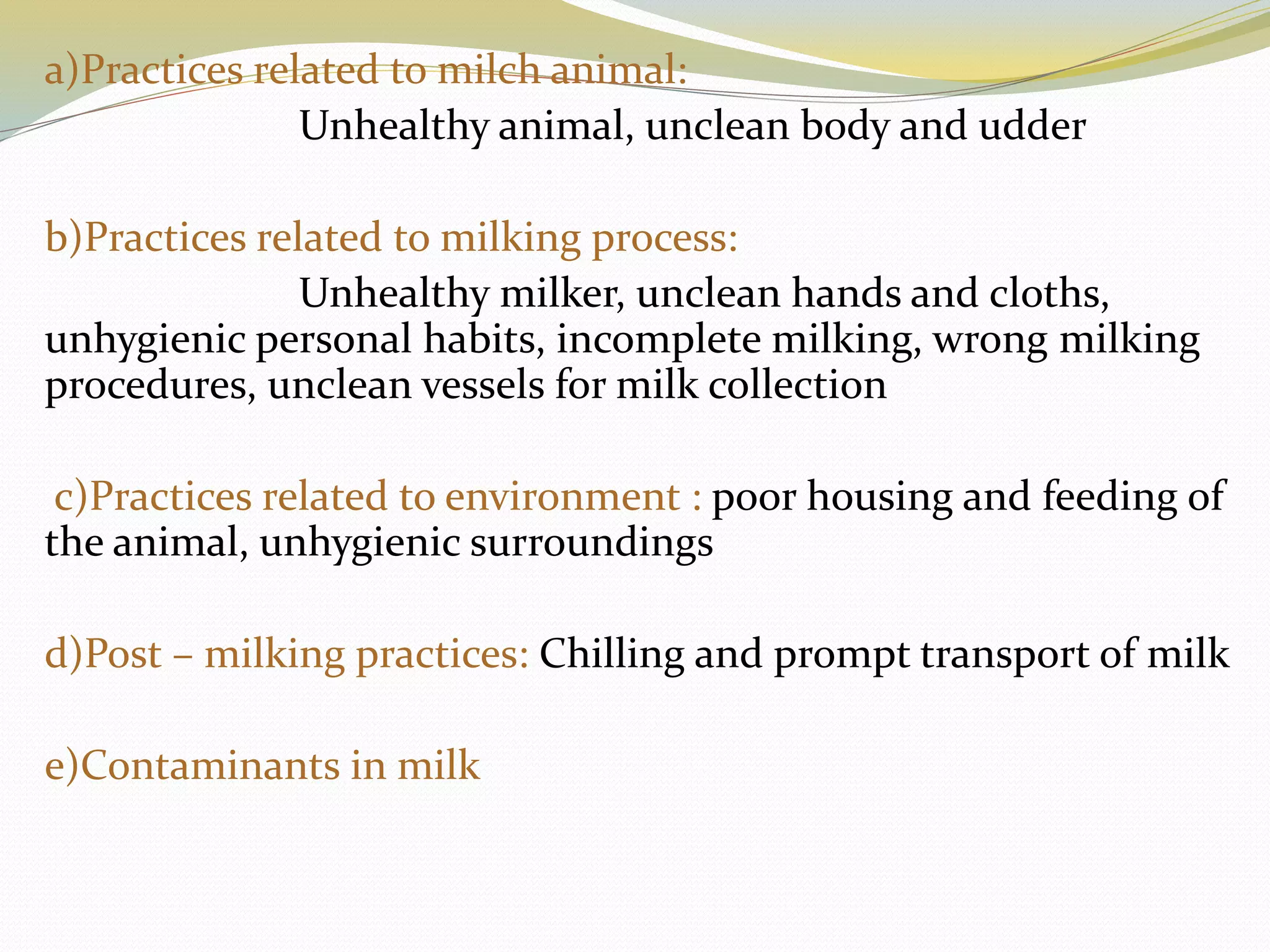 CLEAN MILK PRODUCTION | PPTX