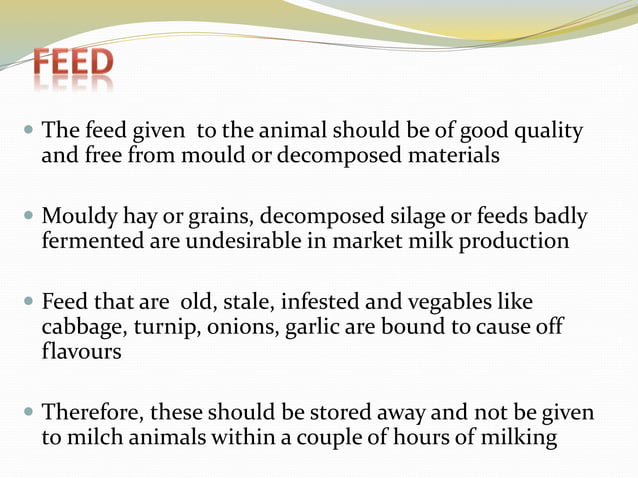 CLEAN MILK PRODUCTION | PPTX