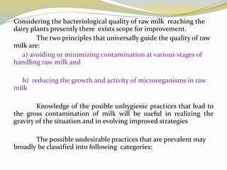CLEAN MILK PRODUCTION | PPTX