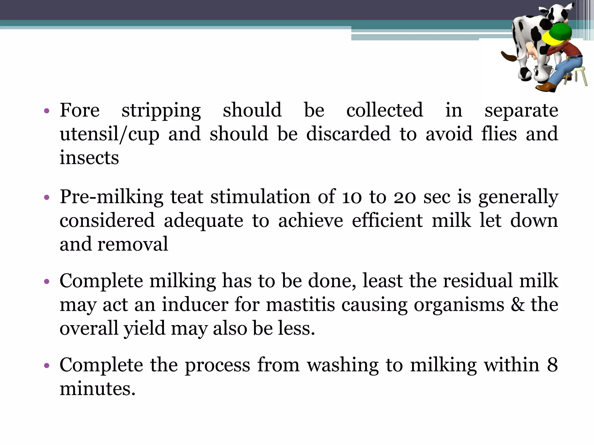 Clean milk production | PDF