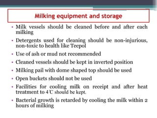 Clean milk production | PDF