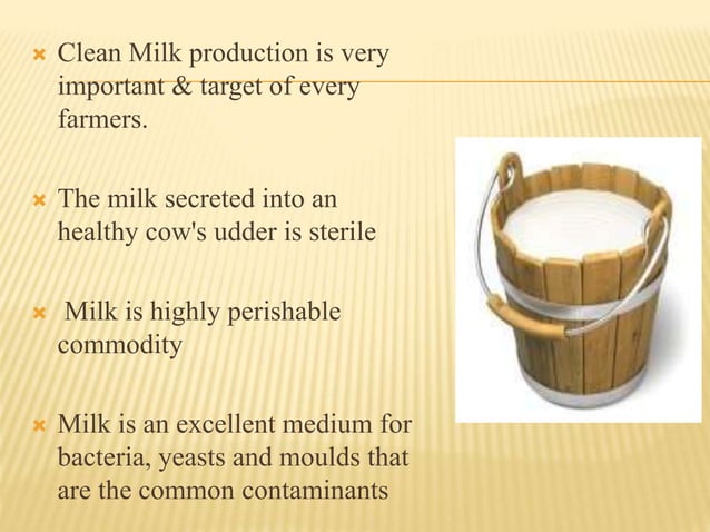 Clean Milk Production.pptx | Food & Drink