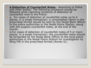 Clean Note Policy PPT for the bankers to follow | PPT