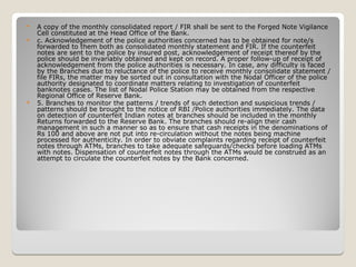 Clean Note Policy PPT for the bankers to follow | PPT