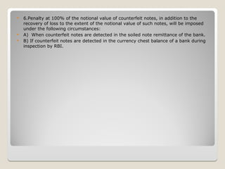 Clean Note Policy PPT for the bankers to follow | PPT