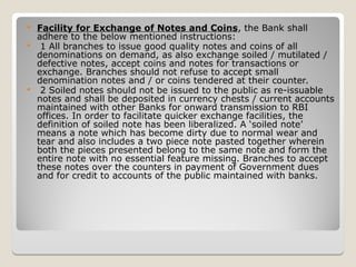 Clean Note Policy PPT for the bankers to follow | PPT