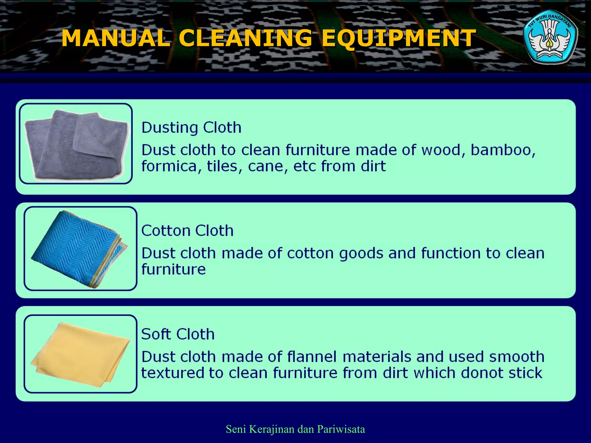 Clean premises and equipment | PPT