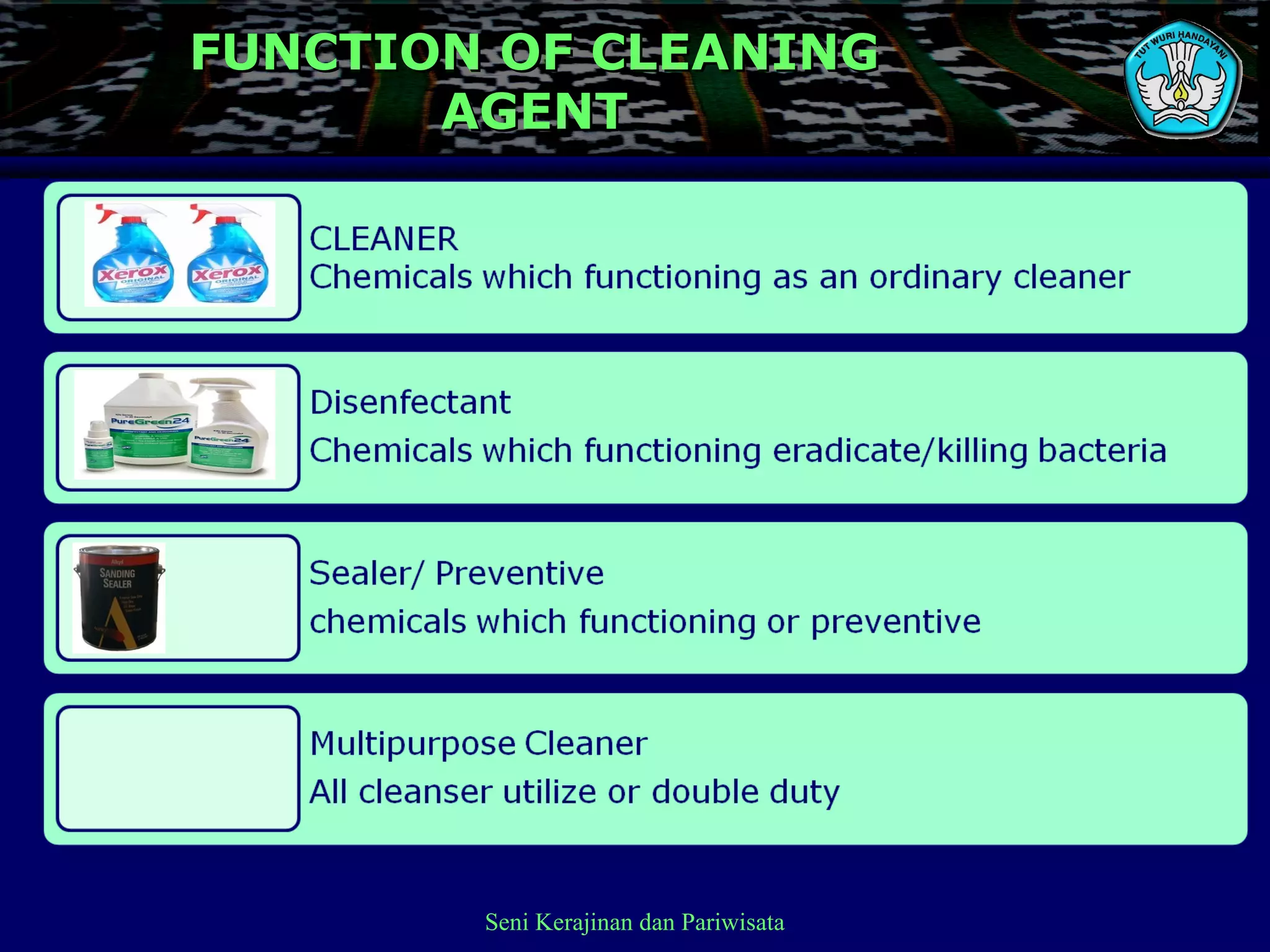 Clean premises and equipment | PPT