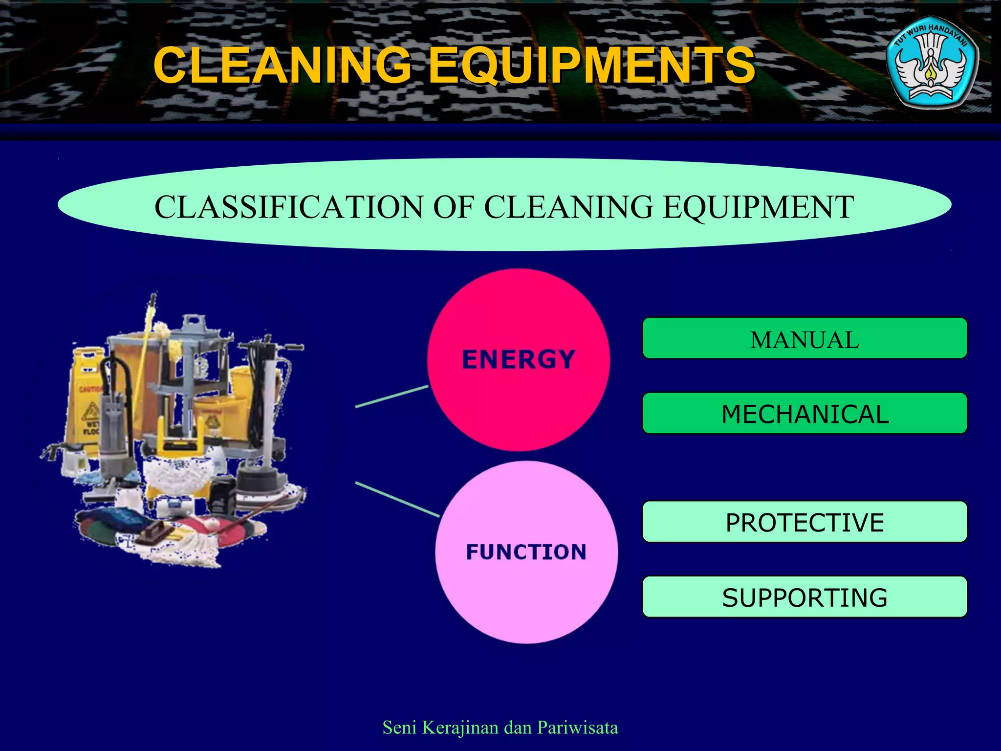 Clean premises and equipment | PPT