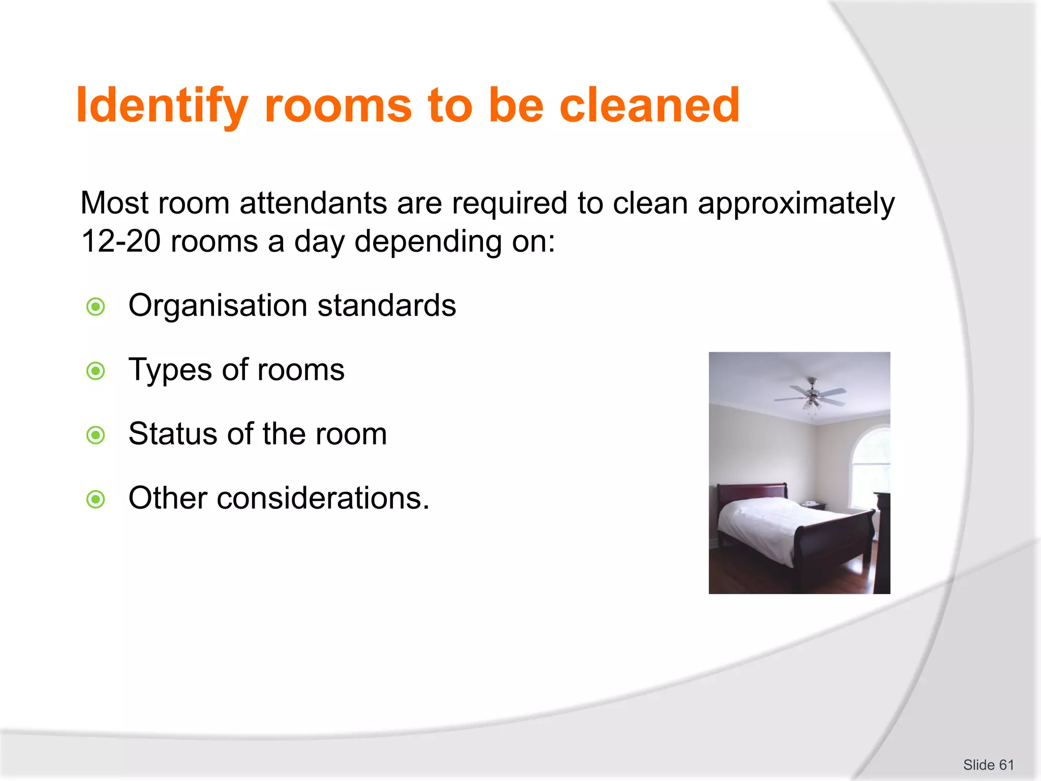 Clean & prepare rooms for incoming guests | PDF