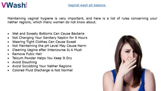 Clean private parts | PPT