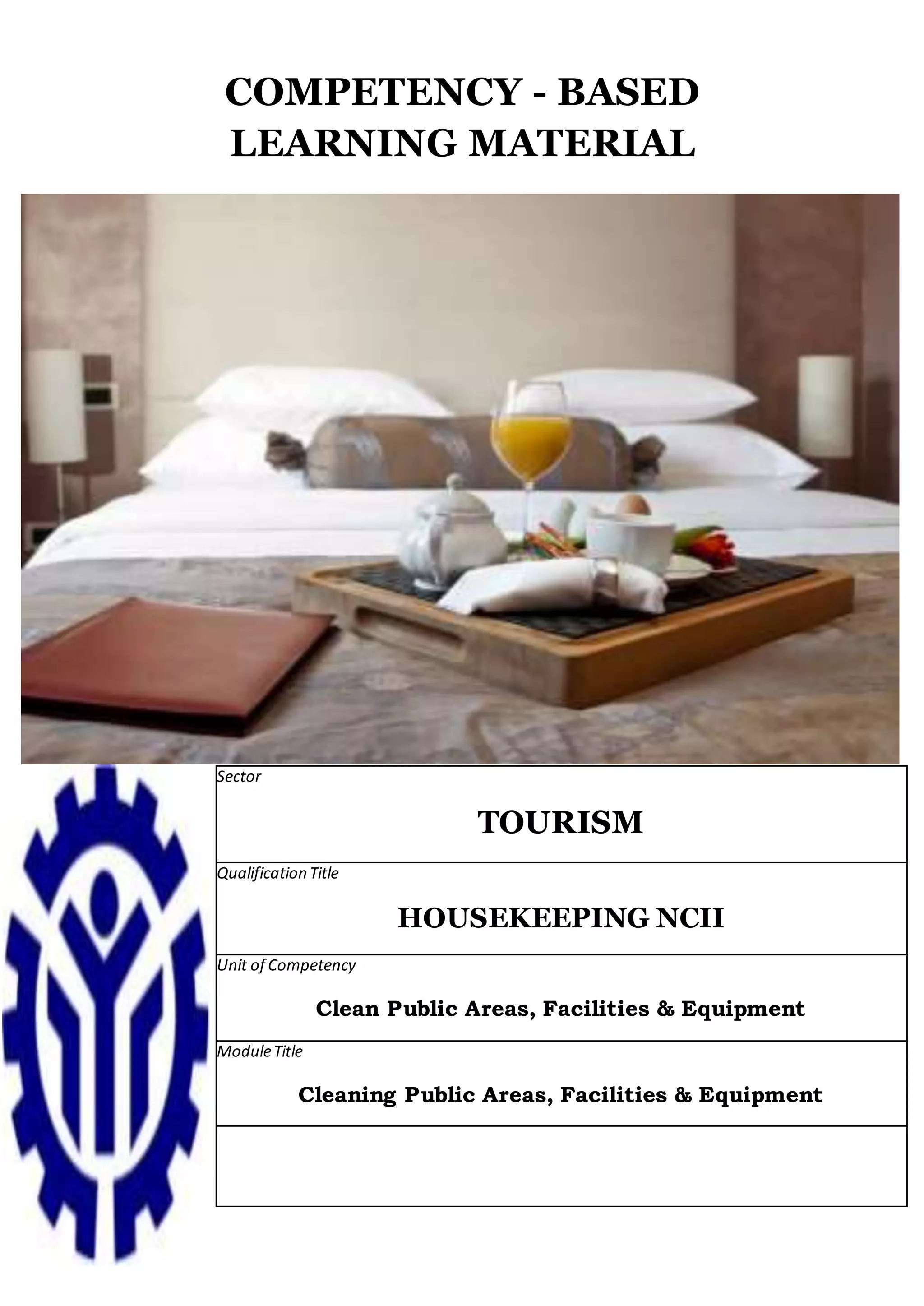 Clean public areas, facilities & equipment | DOCX