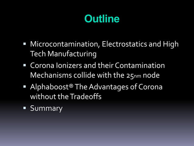 Cleanroom air-ionization-in-a-nano-world-2 | PPTX | Indoor ...