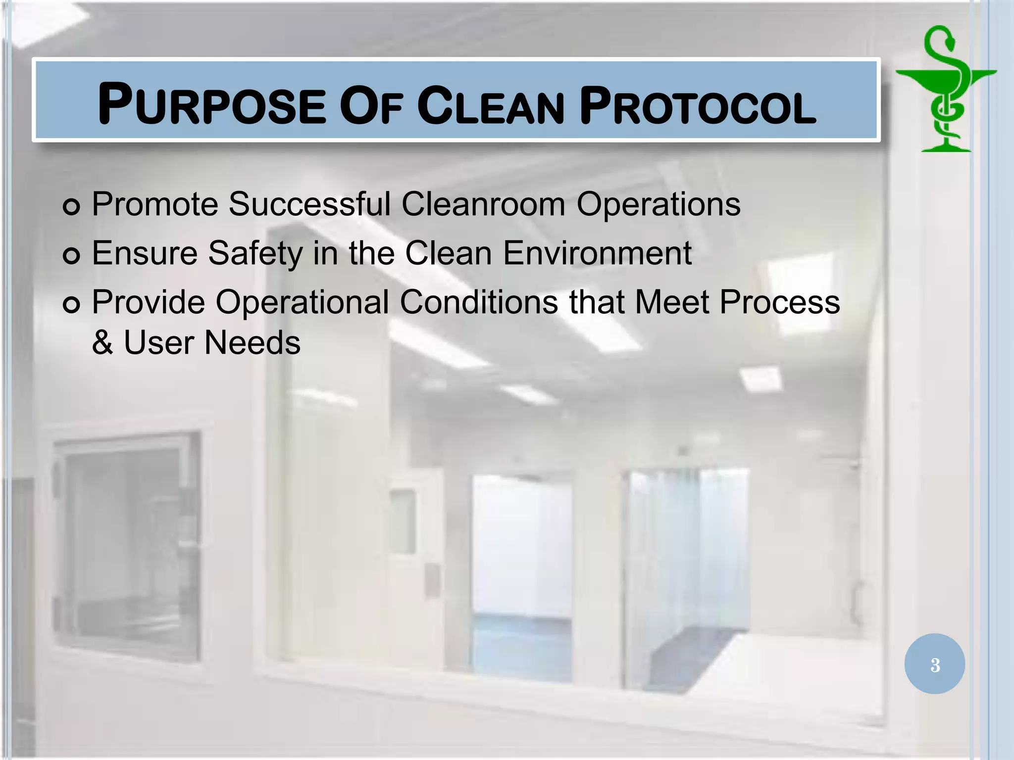 pharmaceutical clean room | PPTX
